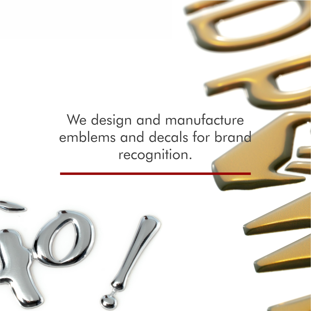 Emblems and Decals - MAZDEL - Your Brand Design